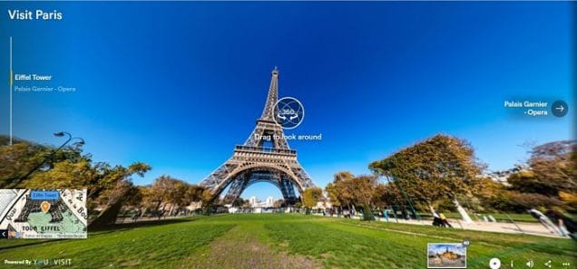 Visita virtual por París